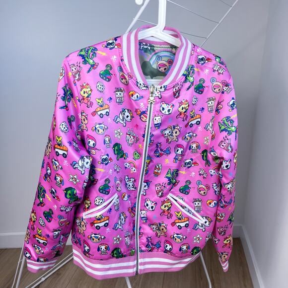 tokidoki | Jackets & Coats | Tokidoki Kawaii Camo Reversible Pink Green ...